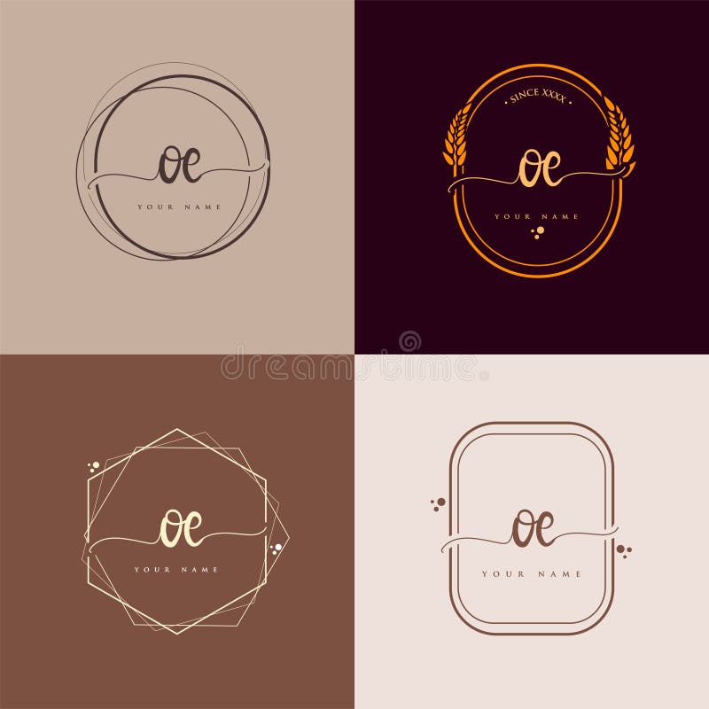 Oe Initials Stock Illustrations – 405 Oe Initials Stock Illustrations ...