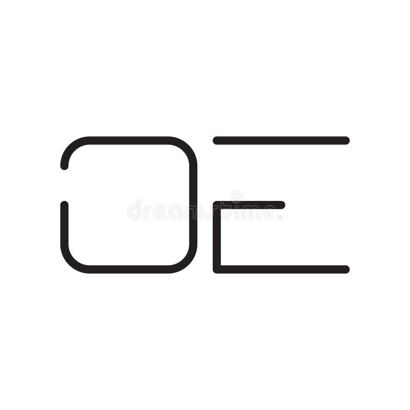 Oe Letter Logo Stock Illustrations – 1,403 Oe Letter Logo Stock ...