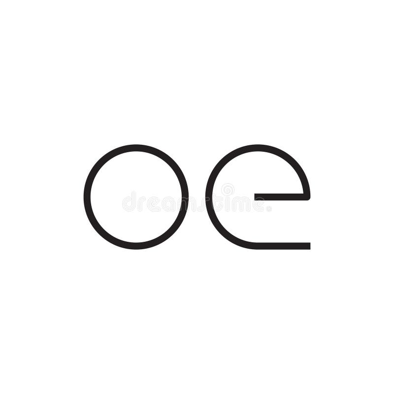 Oe Letter Logo Stock Illustrations – 1,403 Oe Letter Logo Stock ...