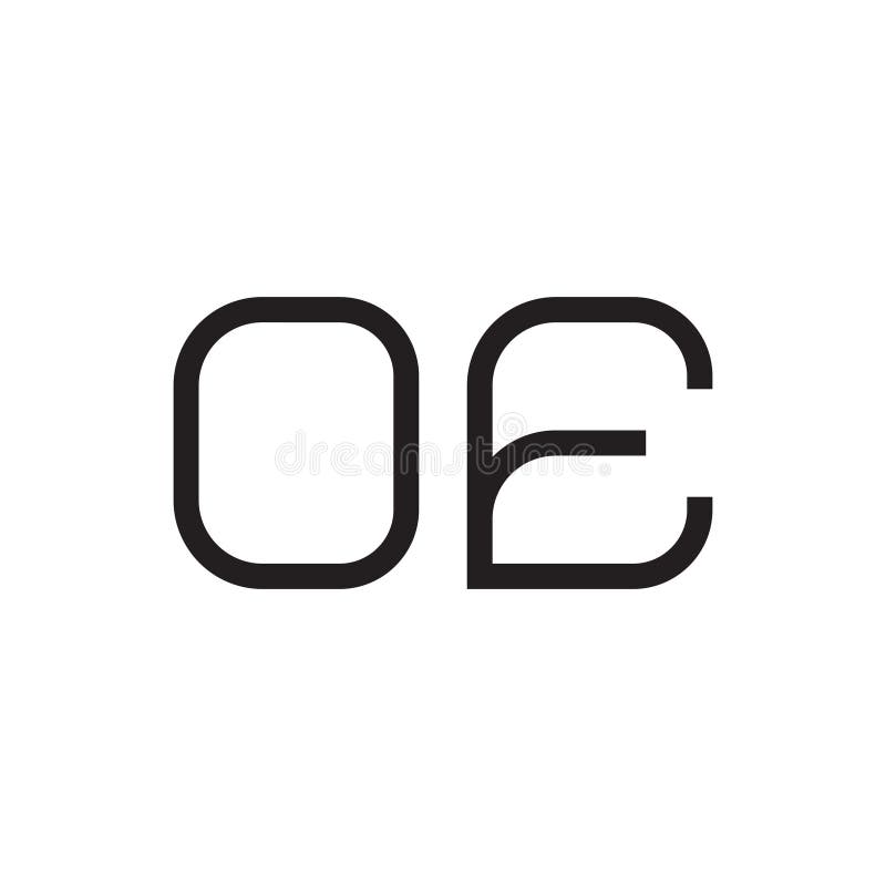 Oe Letter Logo Stock Illustrations – 1,403 Oe Letter Logo Stock ...