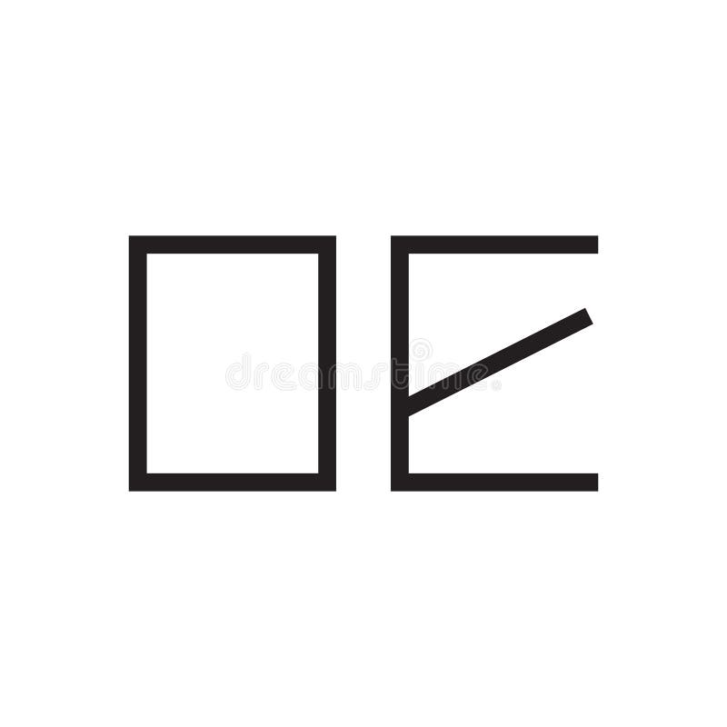 Oe Letter Logo Stock Illustrations – 1,403 Oe Letter Logo Stock ...