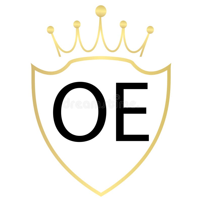 OE Letter Logo Design with Simple Style Stock Vector - Illustration of ...