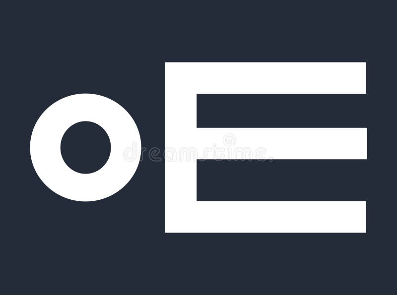 OE Logo Design stock vector. Illustration of circle, concept - 81270794