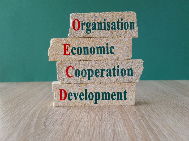 OECD - Organisation Economic Cooperation Development Symbol. Brick ...