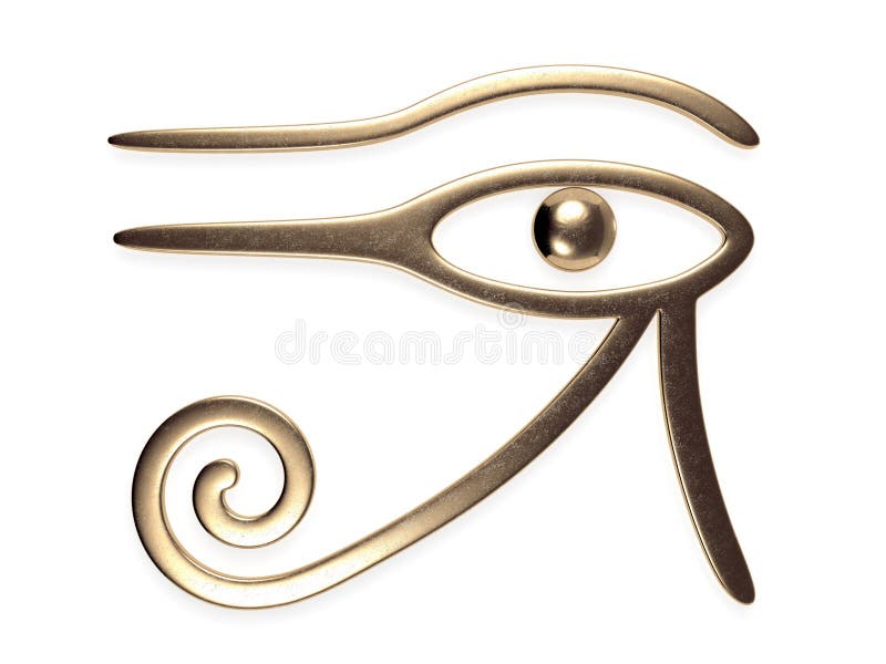 Oeil de Horus illustration de vecteur. Illustration du mythe - 35465678