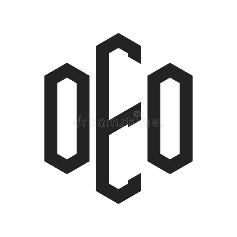 OEO Logo Design. Initial Letter OEO Monogram Logo Using Hexagon Shape ...