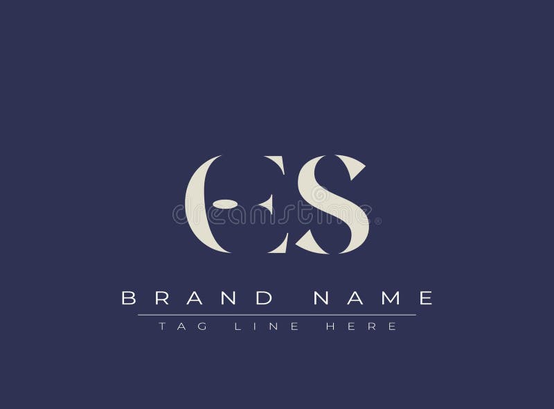 OES Abstract Letter Logo Design Stock Vector - Illustration of design ...