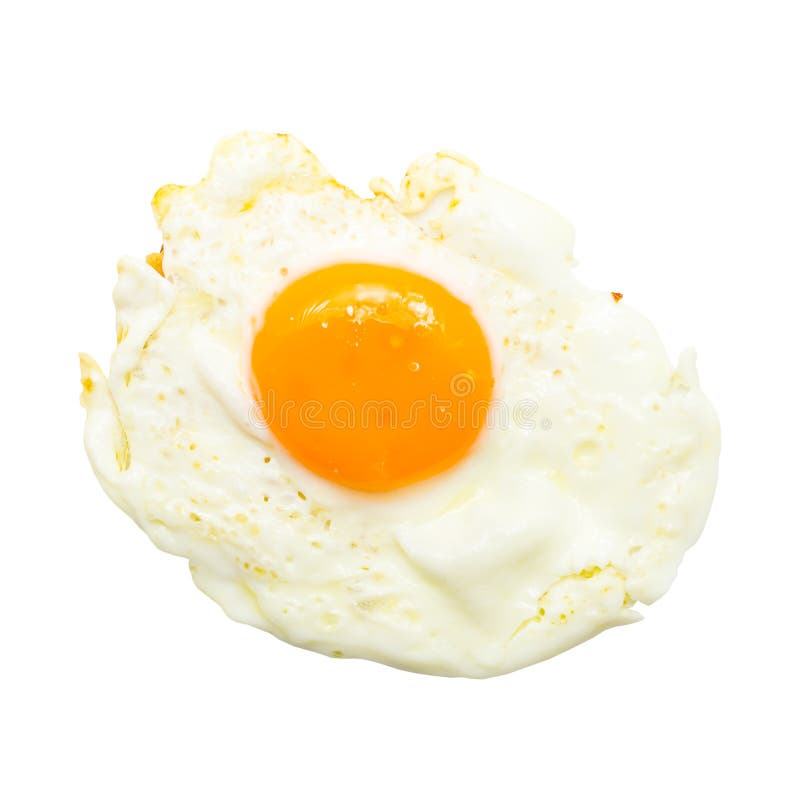 Oeuf Au Plat Sur Le Fond Blanc Photo stock - Image: 64554546