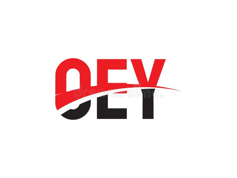 OEY Letter Initial Logo Design Vector Illustration Stock Vector ...