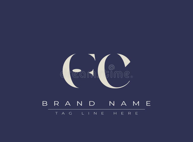 OFC Abstract Letter Logo Design Stock Vector - Illustration of graphic ...