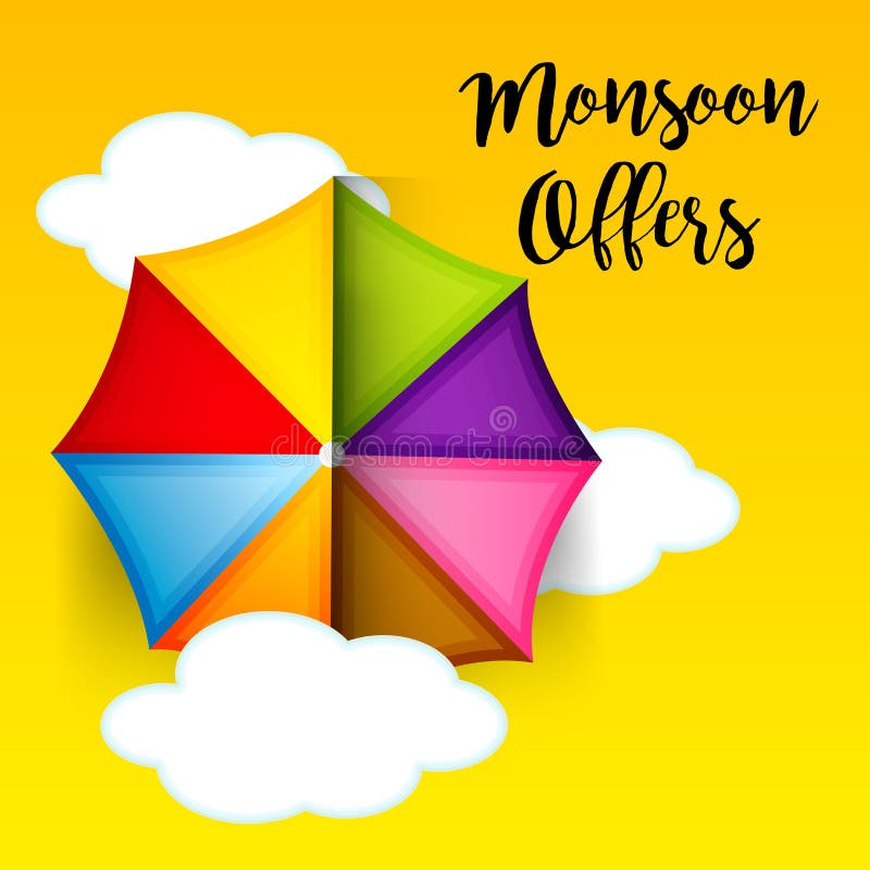 Ofertas de la monzón stock de ilustración. Ilustración de descuento ...