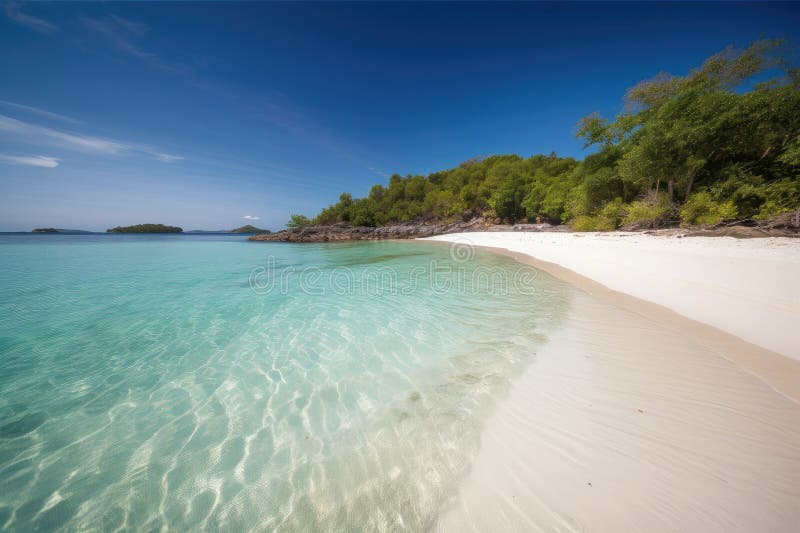 Off-the-beaten-path Beach, Surrounded by Crystal Clear Waters and White ...