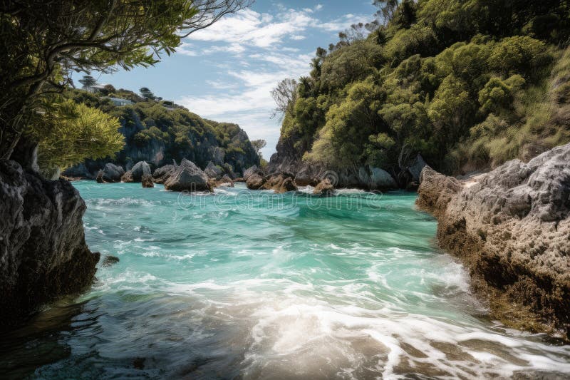 Off-the-beaten-path Beach, with Turquoise Waters and White Sand ...