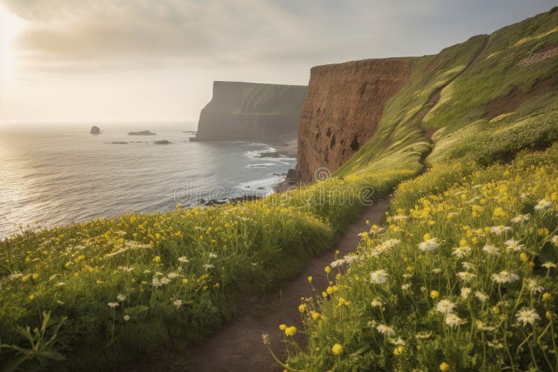 Off-the-beaten-path Destination with Towering Cliffs and Wildflowers ...