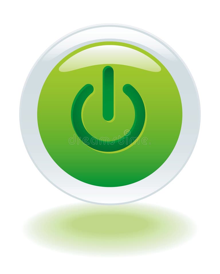 Red Electrical Power Off Button Icon Stock Illustrations – 961 Red ...