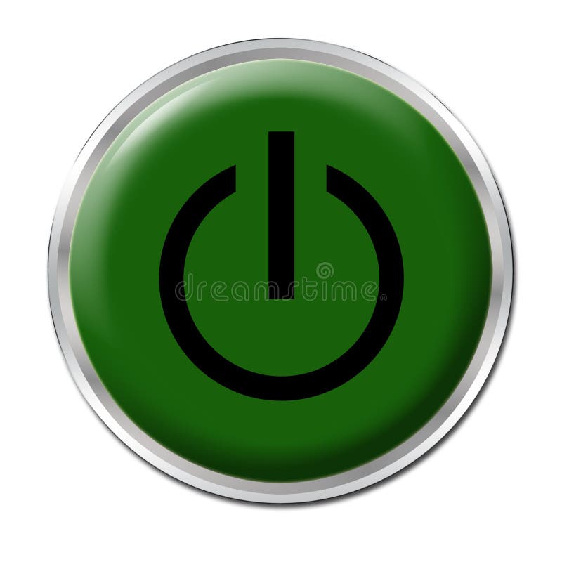 On/Off Button stock illustration. Illustration of icon - 6303713