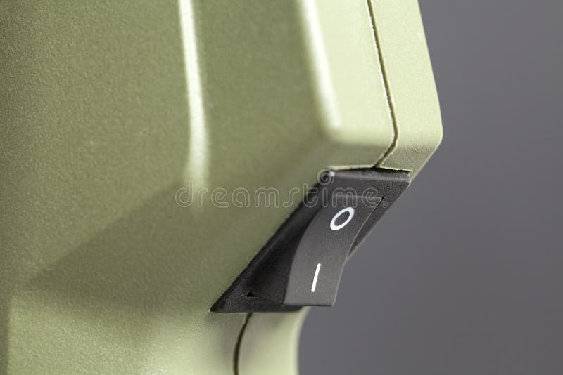 On Off Button Electric Switch Stock Photo - Image of electrical, device ...