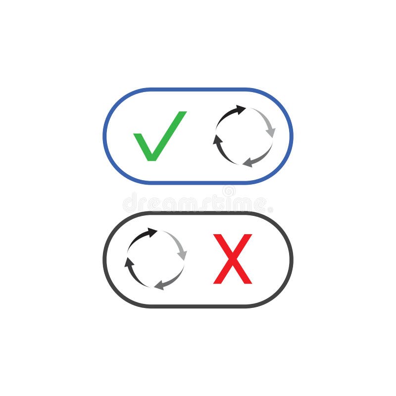 On Off Button Icon Vector Design Illustration Stock Illustration ...