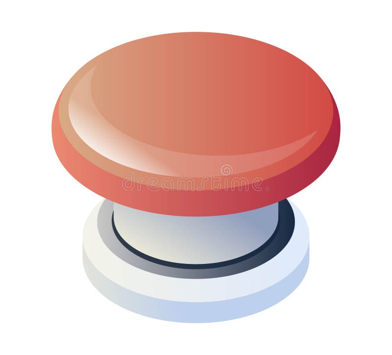 Red Emergency Stop Button Machine Safety Stock Illustrations – 132 Red ...