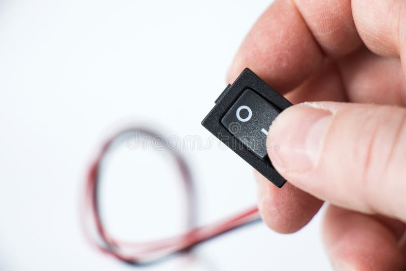 On and Off Button, Turn on or Turn Off Stock Photo - Image of press ...