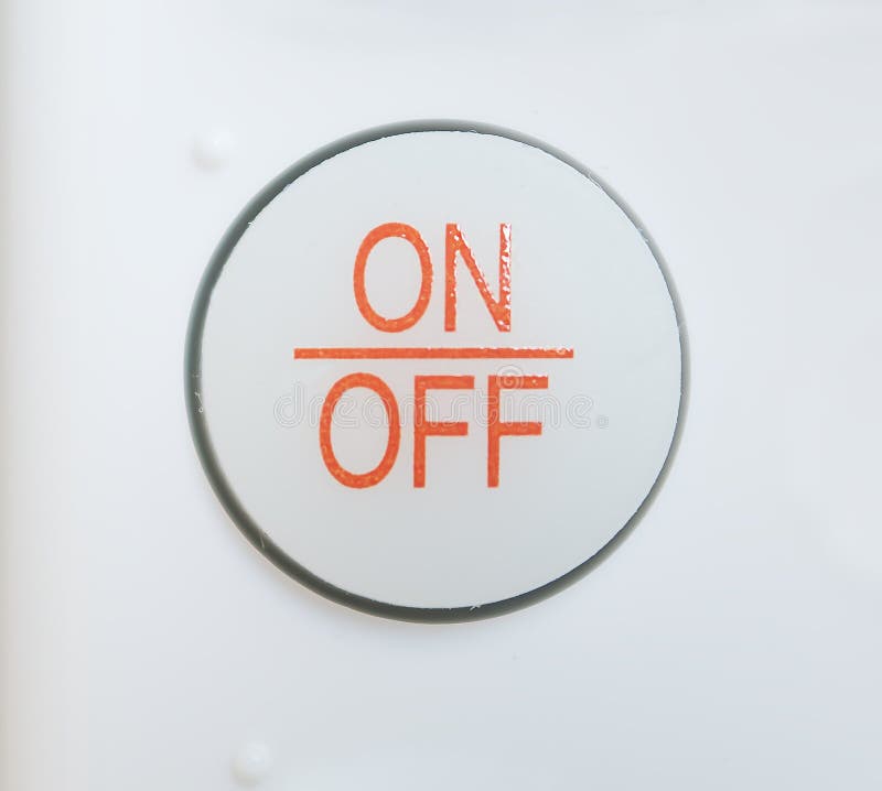 On-off button stock photo. Image of button, electricity - 43032190