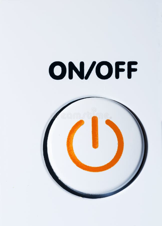On-off button stock photo. Image of white, conceptual - 51915190