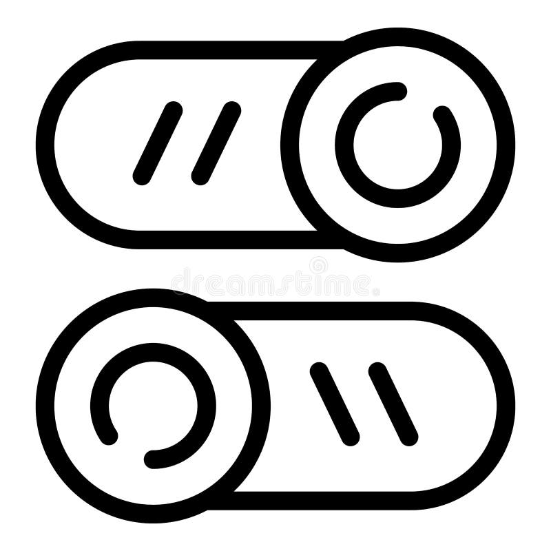 Turn Off Line Icon Slide Stock Illustrations – 136 Turn Off Line Icon ...