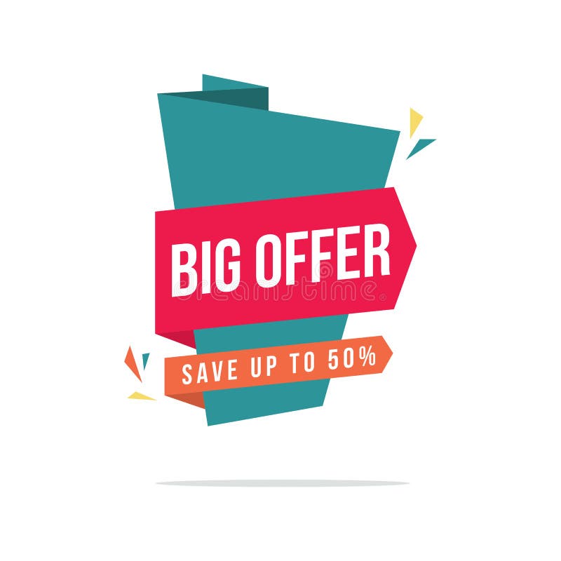 Off Discount Sticker Price Label Design Collection Stock Vector ...