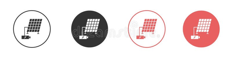 Off the Grid Icon Flat Set in Black and White Color Stock Vector ...