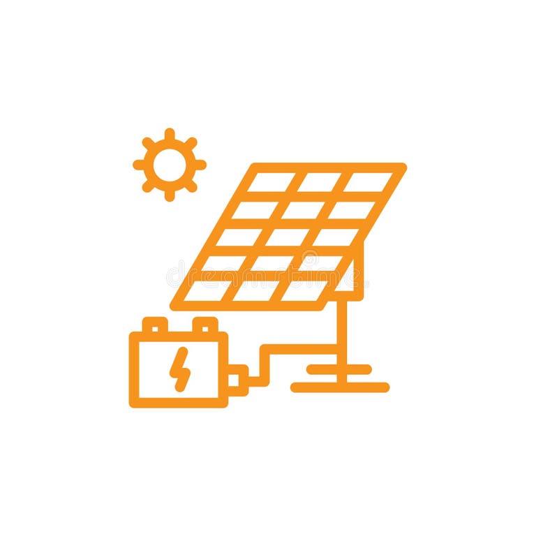 Off the Grid Icon Outline Vector for Web Ui Stock Vector - Illustration ...