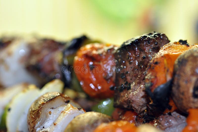 Off the Grill stock photo. Image of peppers, grill, kabobs - 9990372