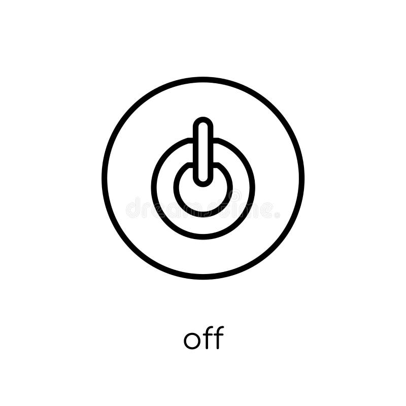 Off icon from collection. stock vector. Illustration of energy - 130966136