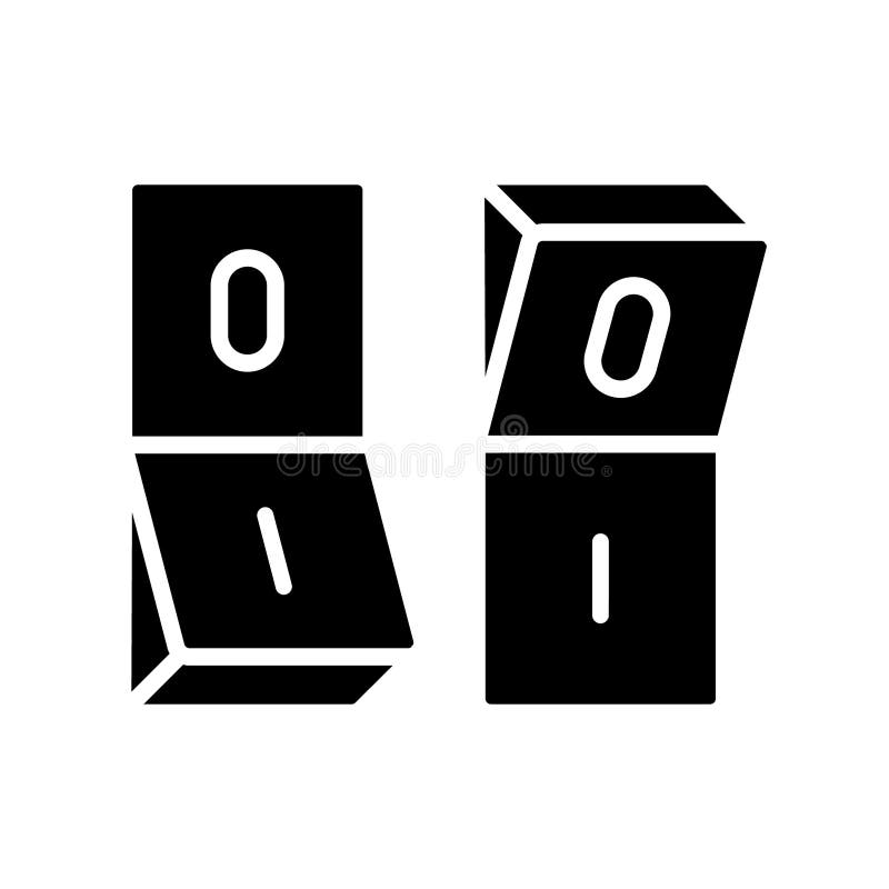 On and Off Icon Vector. Switch Illustration Sign. Toggle Symbol. Slider ...