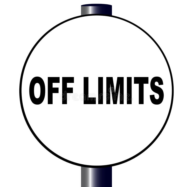 Off limits stock illustration. Illustration of colours - 16560614