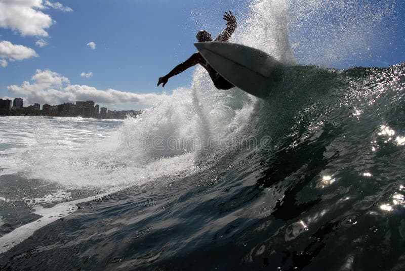 Off the lip stock image. Image of hawaii, beach, summer - 2083747