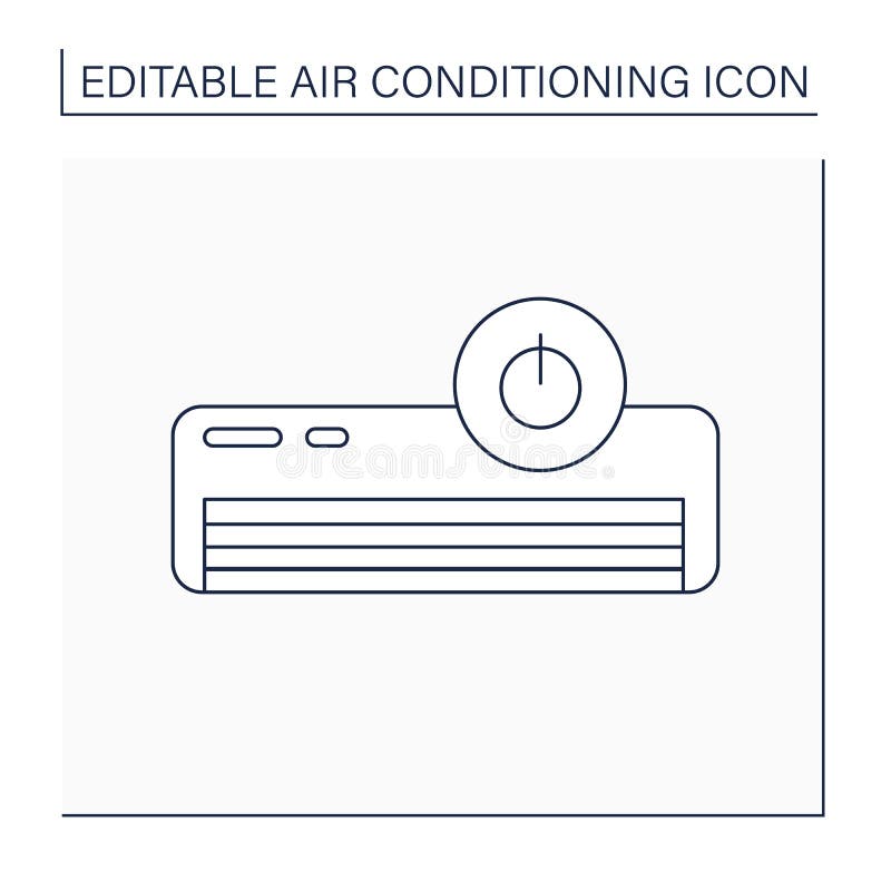 Air Conditioner Off Switch Stock Illustrations – 99 Air Conditioner Off ...