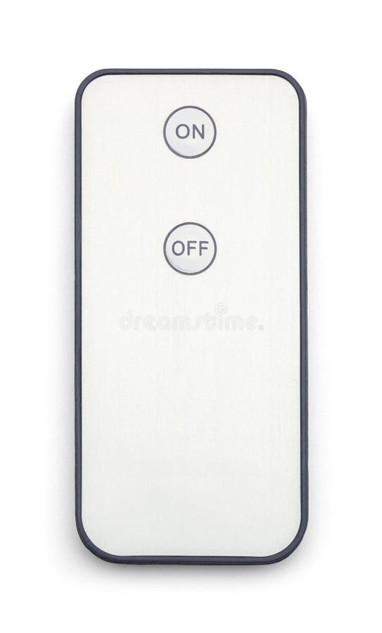 On Off Remote Top View stock photo. Image of remote - 185217096