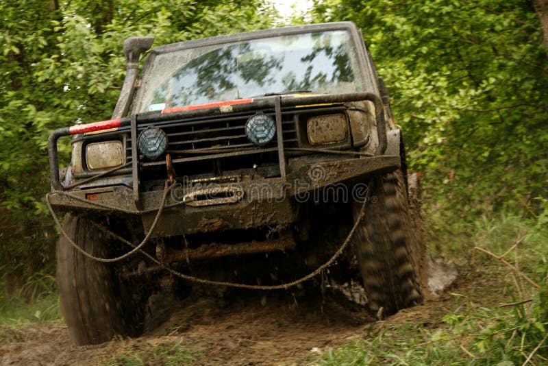 Off-road stock image. Image of jump, danger, wheels, tree - 9274595