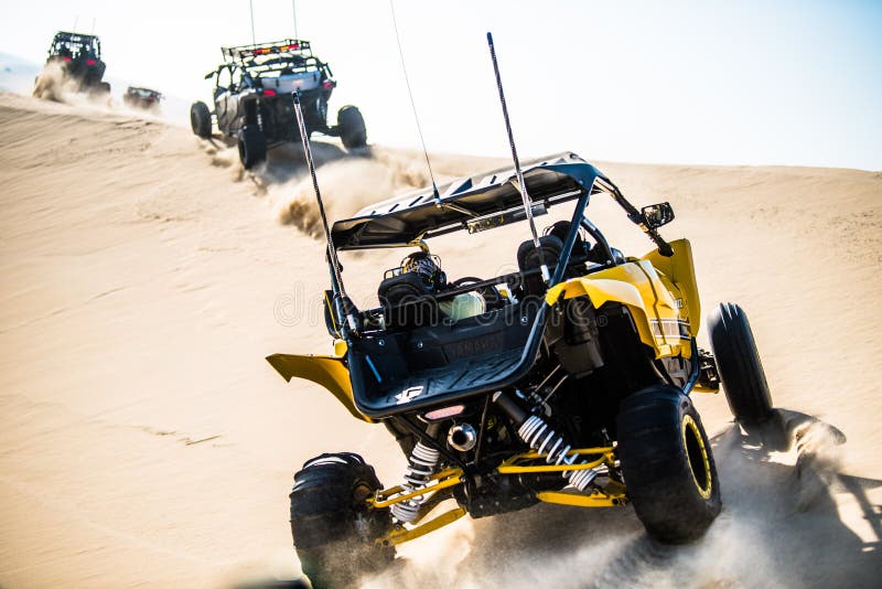 Off Road Buggy Car in the Sand Dunes of the Qatari Desert. Editorial ...