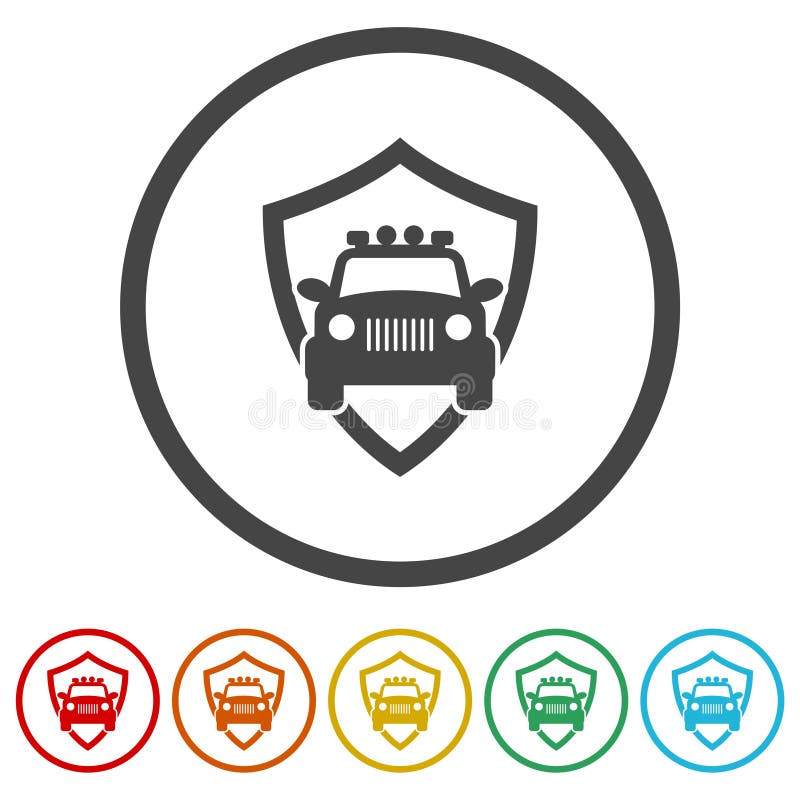 Off Road Car Ring Logo Design Stock Vector - Illustration of explore ...