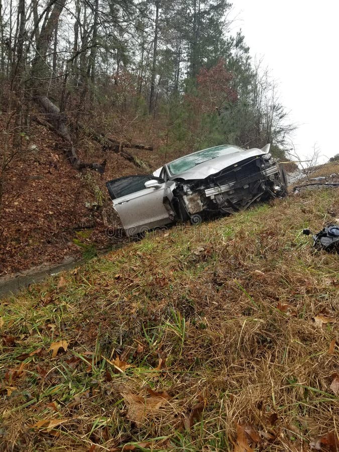 Car Slid Off Road Stock Photos - Free & Royalty-Free Stock Photos from ...