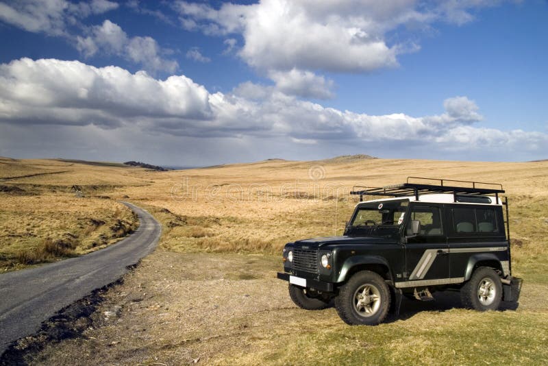 Off-road drive stock image. Image of lone, landscape, blue - 4695195
