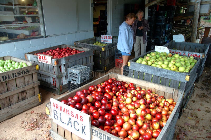 Off road fruit stand editorial photography. Image of apples - 87899052