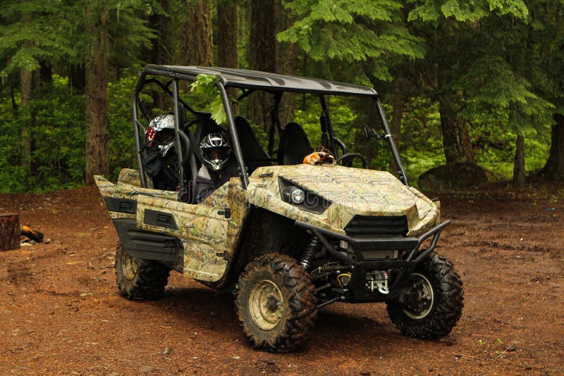 Off Road Fun with Kids stock image. Image of ready, trail - 66142431