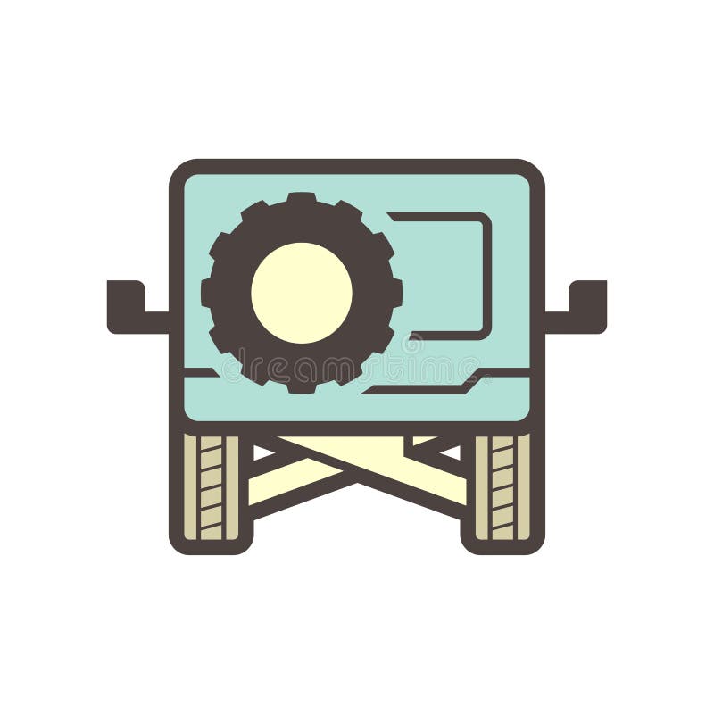 Off road truck icon stock vector. Illustration of rally - 188737755