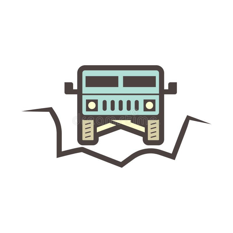 Off road icon stock vector. Illustration of icon, pickup - 96658979