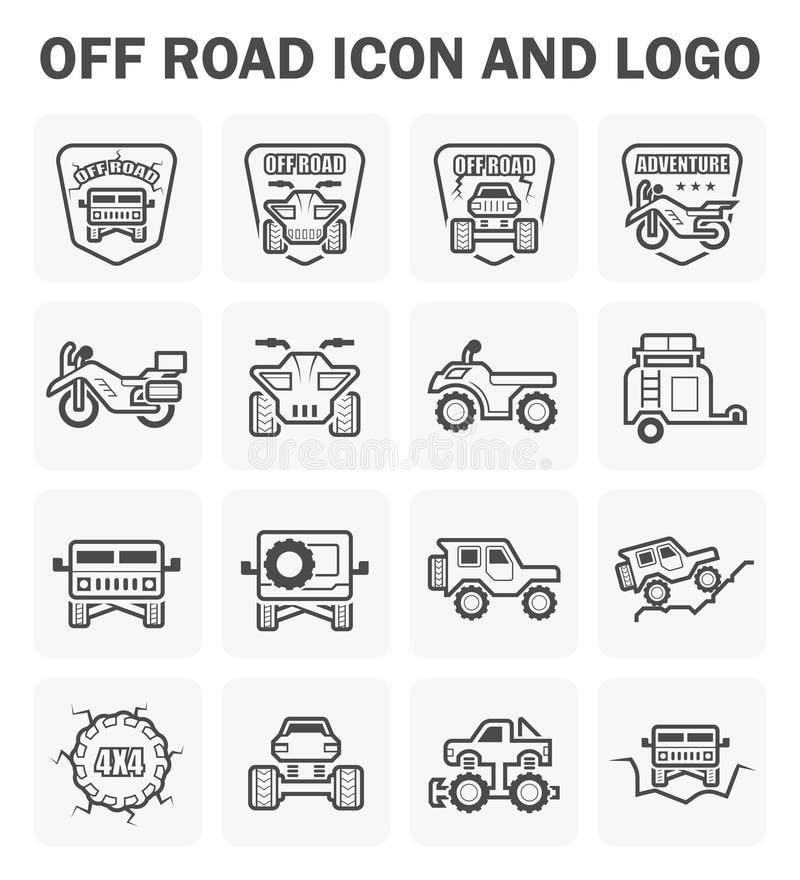 Off road icon stock vector. Illustration of motorbike - 72404209