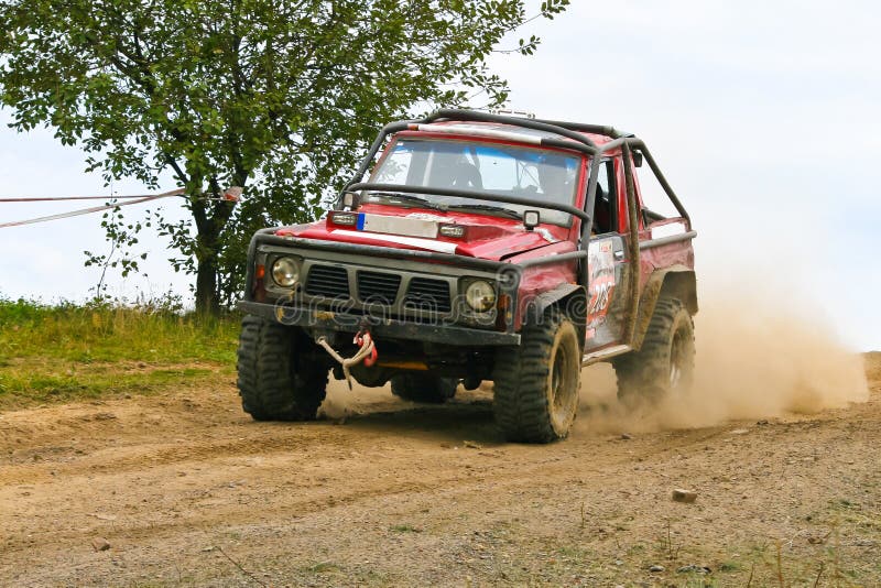 Off-road race car editorial stock photo. Image of dust - 31694568