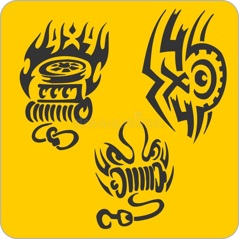 Off-Road Symbols - Vector Set Stock Vector - Illustration of power ...