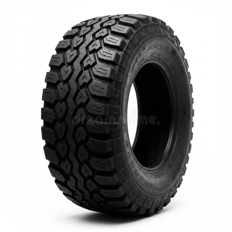 Off-road Tire with Deep, Rugged Tread Pattern Designed for Enhanced ...